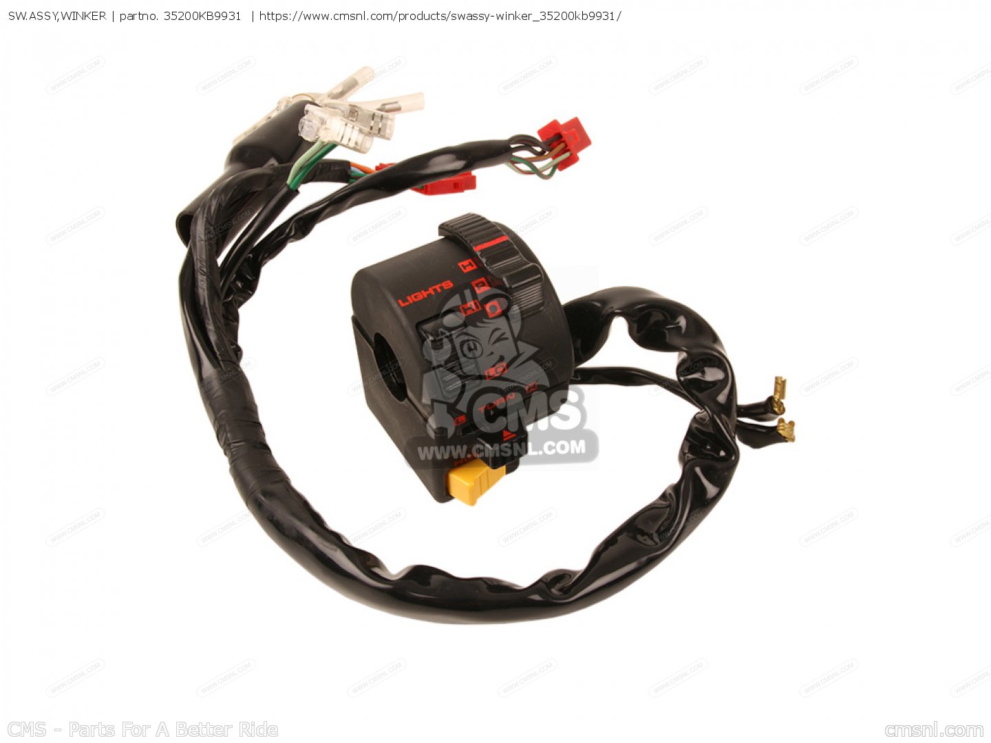 35200KB9931: Sw.assy,winker Honda - buy the 35200-KB9-931 at CMSNL