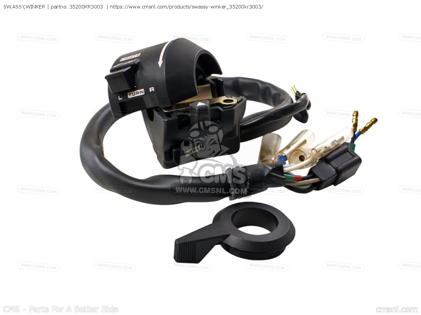 35200KR3003: SW.ASSY,WINKER Honda - buy the 35200-KR3-003 at CMSNL