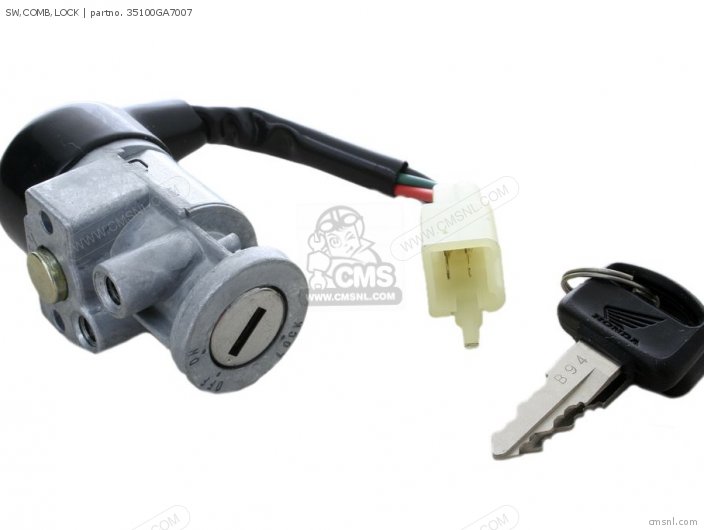 35100GA7007: SW,COMB,LOCK Honda - buy the 35100-GA7-007 at CMSNL