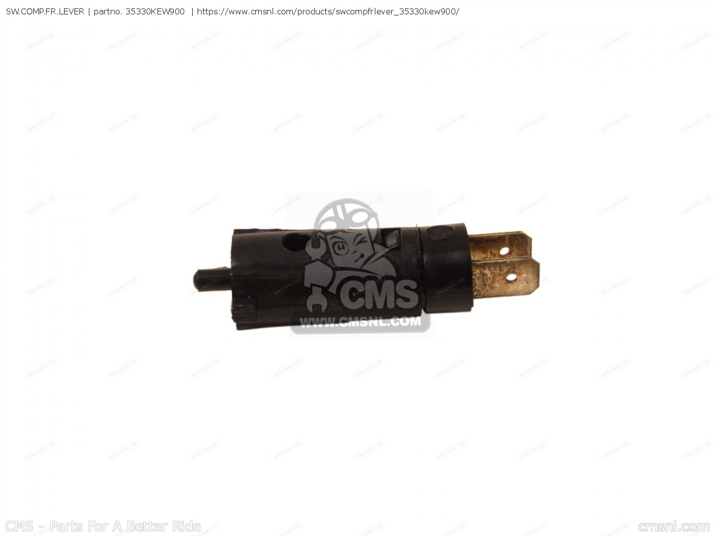 35330KEW900: SW.COMP.FR.LEVER Honda - buy the 35330-KEW-900 at CMSNL