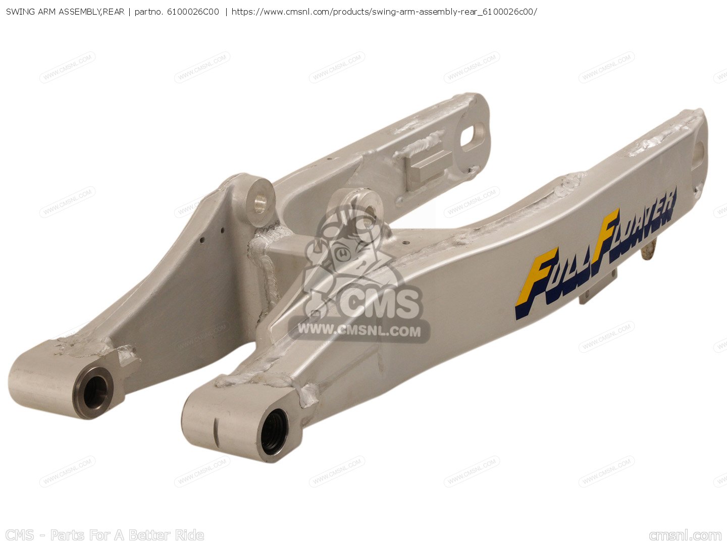 6100026C00: SWING ARM ASSEMBLY,REAR Suzuki - buy the 61000-26C00 at CMSNL