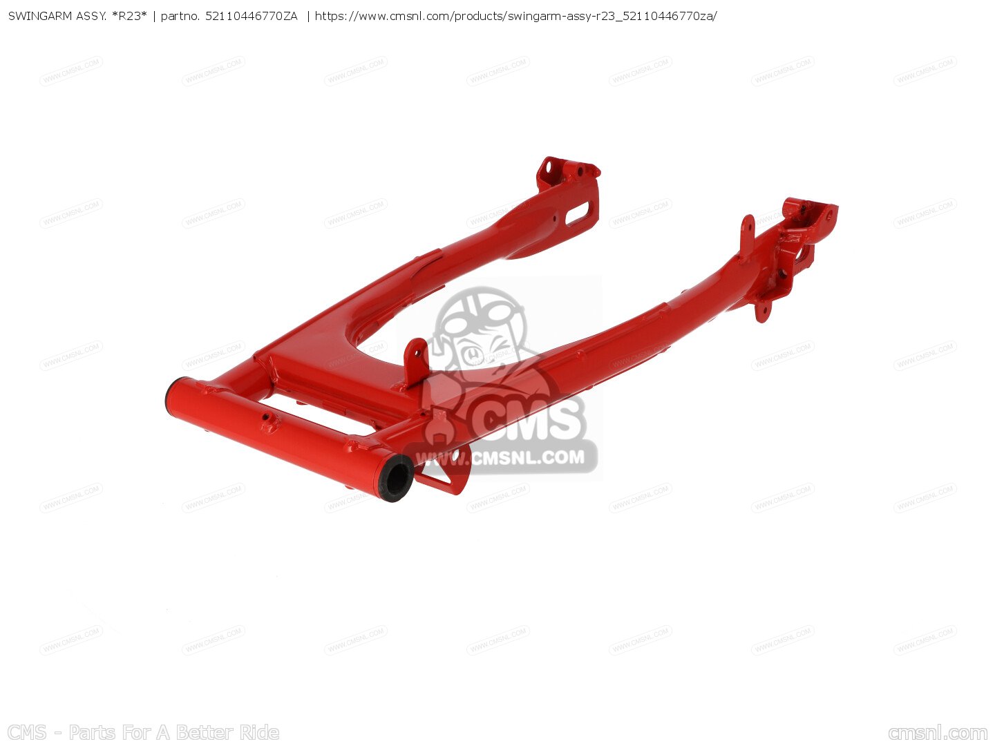 52110446770ZA: SWINGARM ASSY. *R23* Honda - buy the 52110-446-770ZA at ...