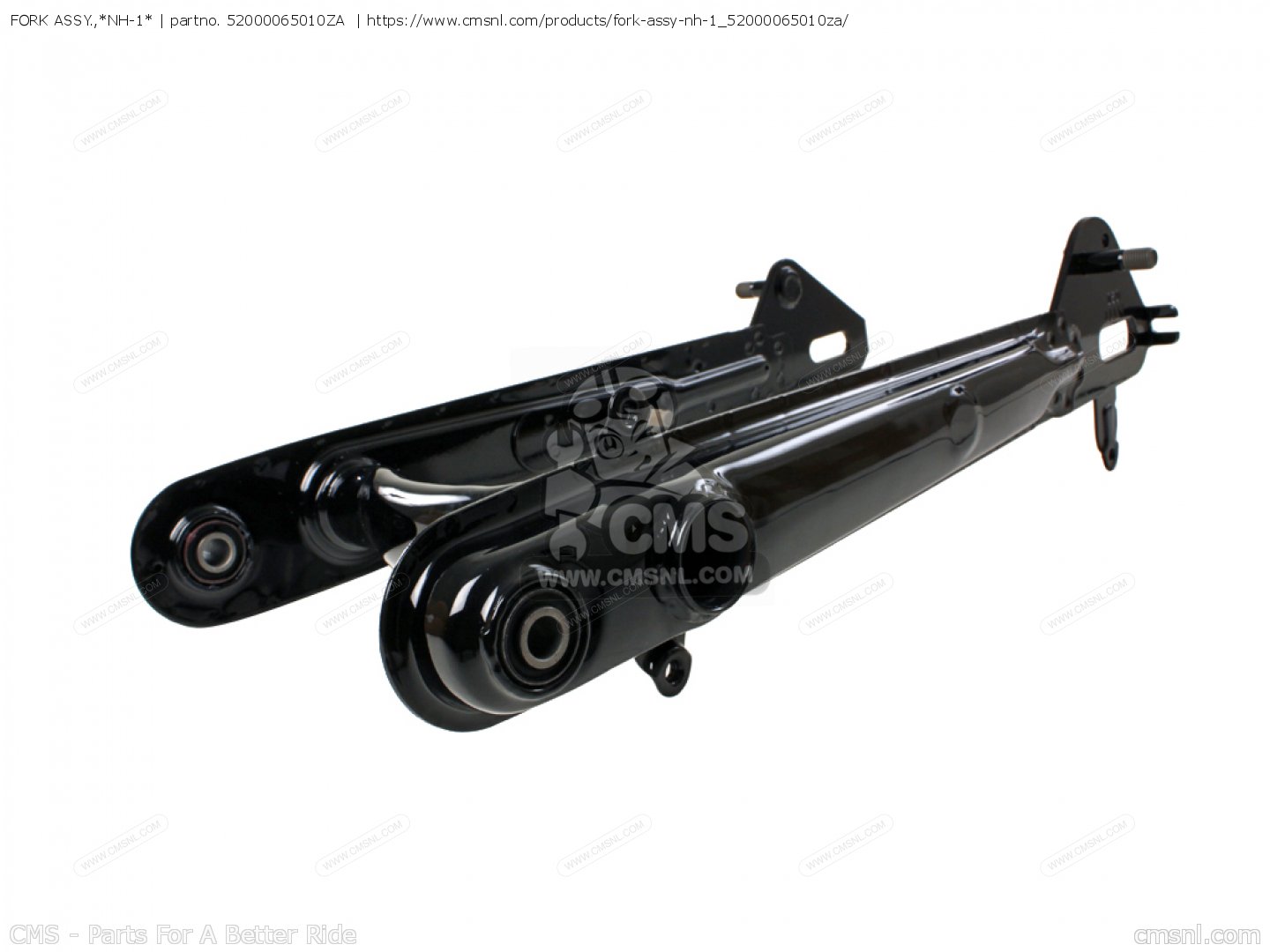 52000065010ZA: SWINGARM FORK ASSY.,*NH-1* Honda - buy the 52000-065 ...