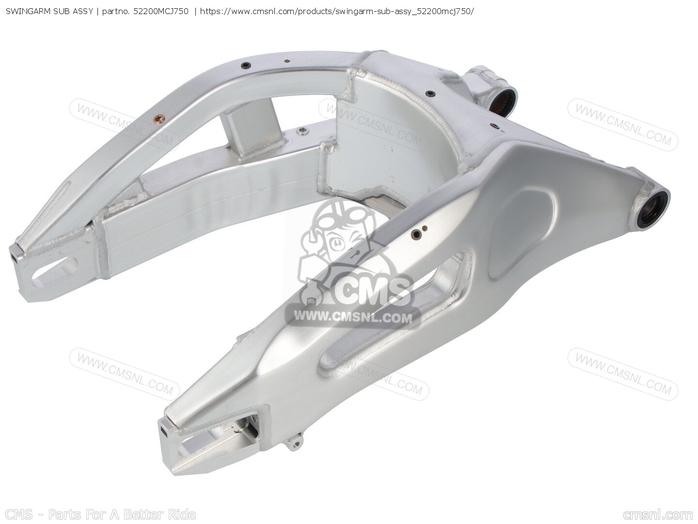 52200MCJ750: Swingarm Sub Assy Honda - buy the 52200-MCJ-750 at CMSNL