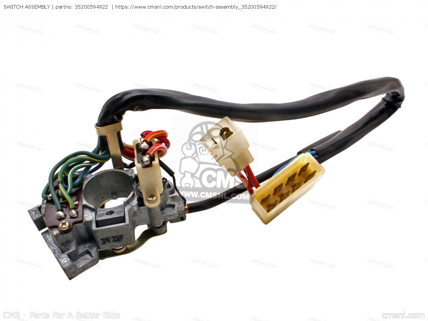 35200594922: SWITCH ASSEMBLY Honda - buy the 35200-594-922 at CMSNL
