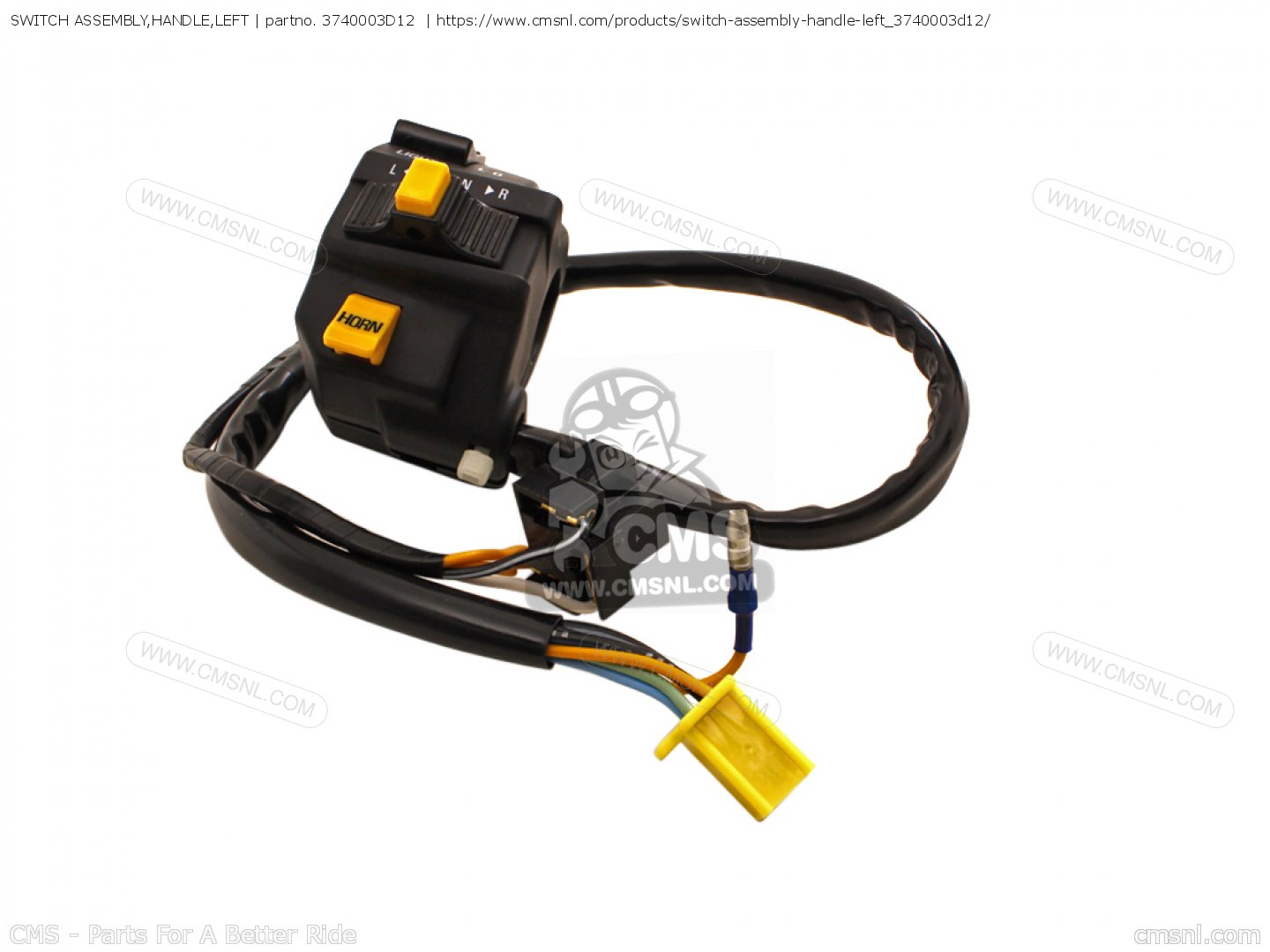 SWITCH ASSEMBLY,HANDLE,LEFT for Suzuki - order at CMSNL