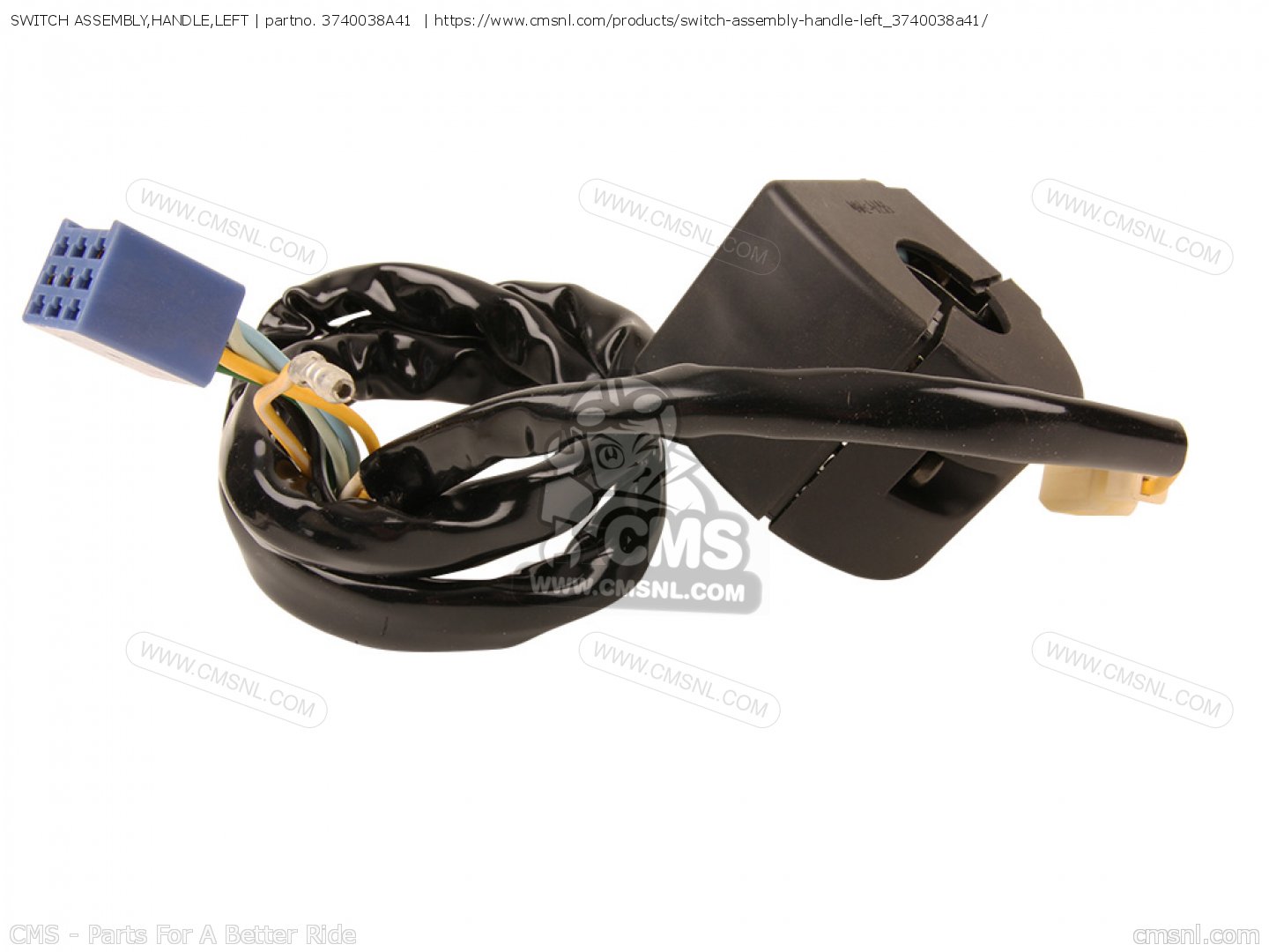 SWITCH ASSEMBLY,HANDLE,LEFT for Suzuki - order at CMSNL