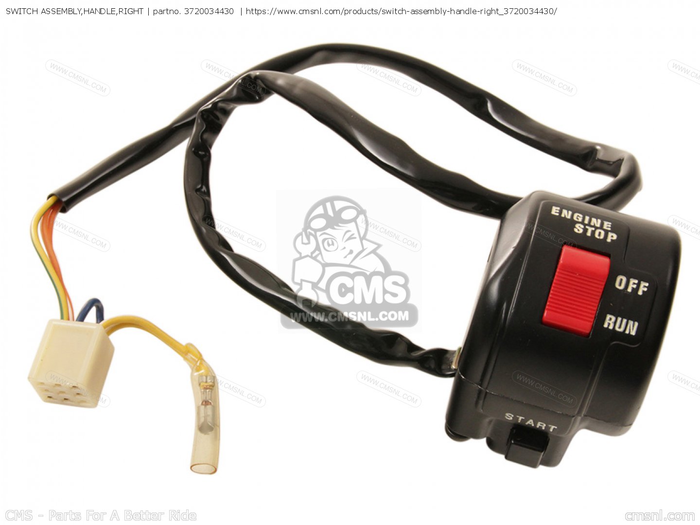 3720034430: SWITCH ASSEMBLY,HANDLE,RIGHT Suzuki - buy the 37200-34430 ...