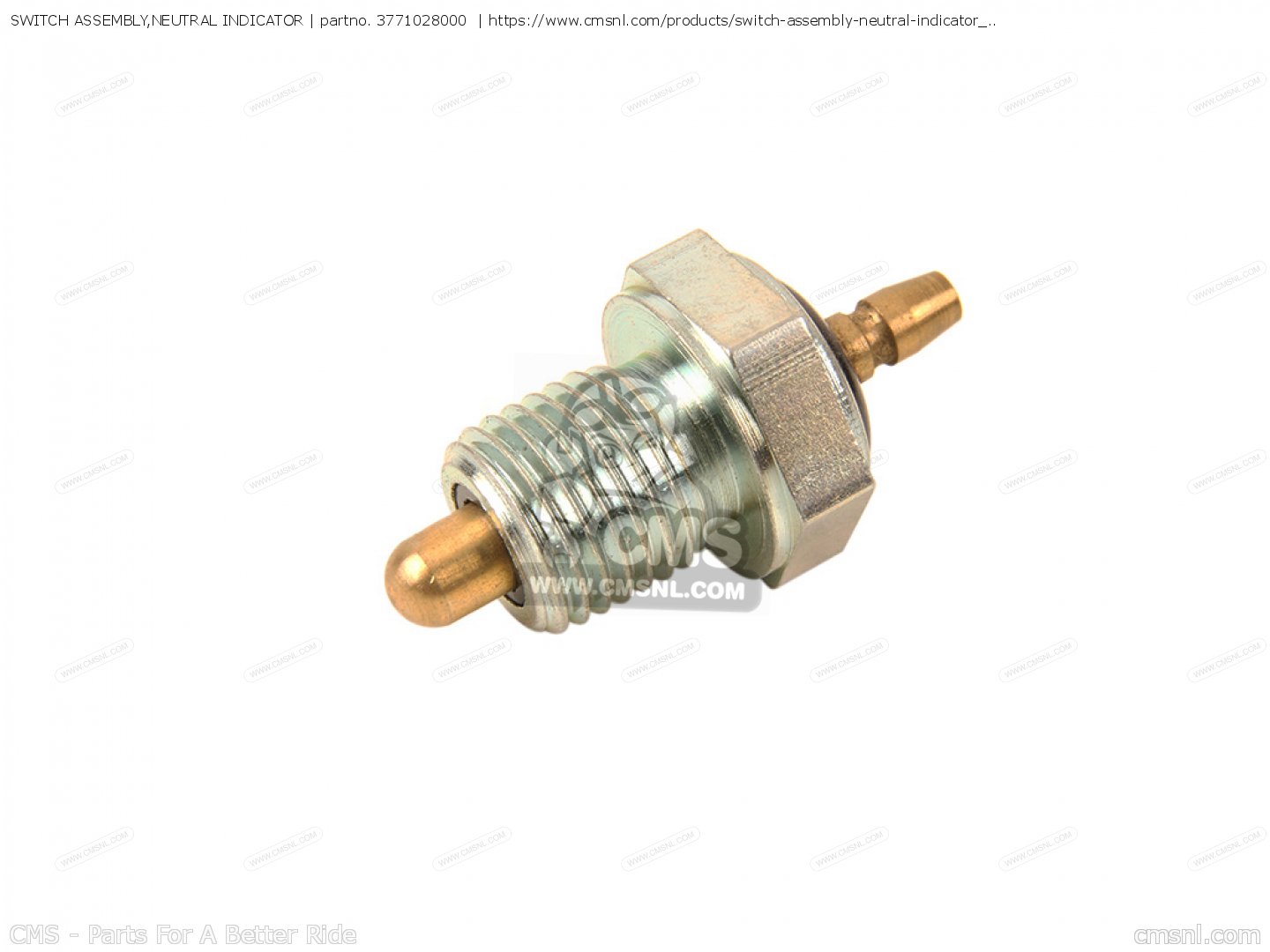 3771028000: SWITCH ASSEMBLY,NEUTRAL INDICATOR Suzuki - buy the 37710 ...