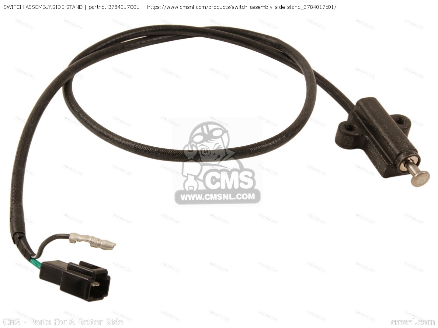3784017C01: SWITCH ASSEMBLY,SIDE STAND Suzuki - buy the 37840-17C01 at ...