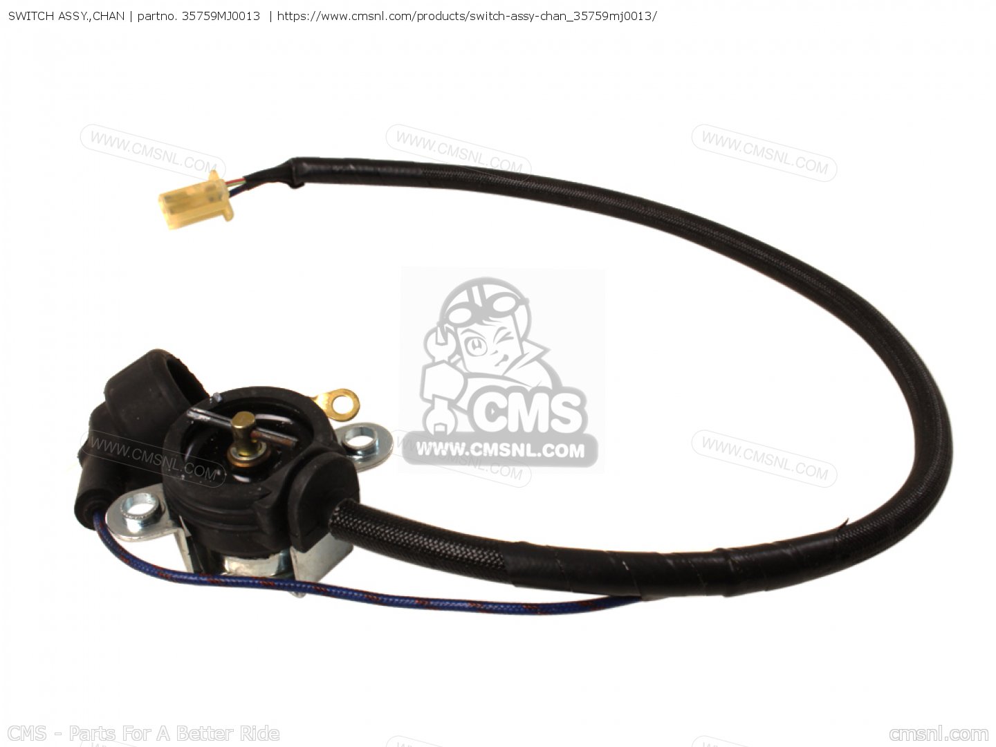 35759MJ0013: Switch Assy.,chan Honda - buy the 35759-MJ0-013 at CMSNL