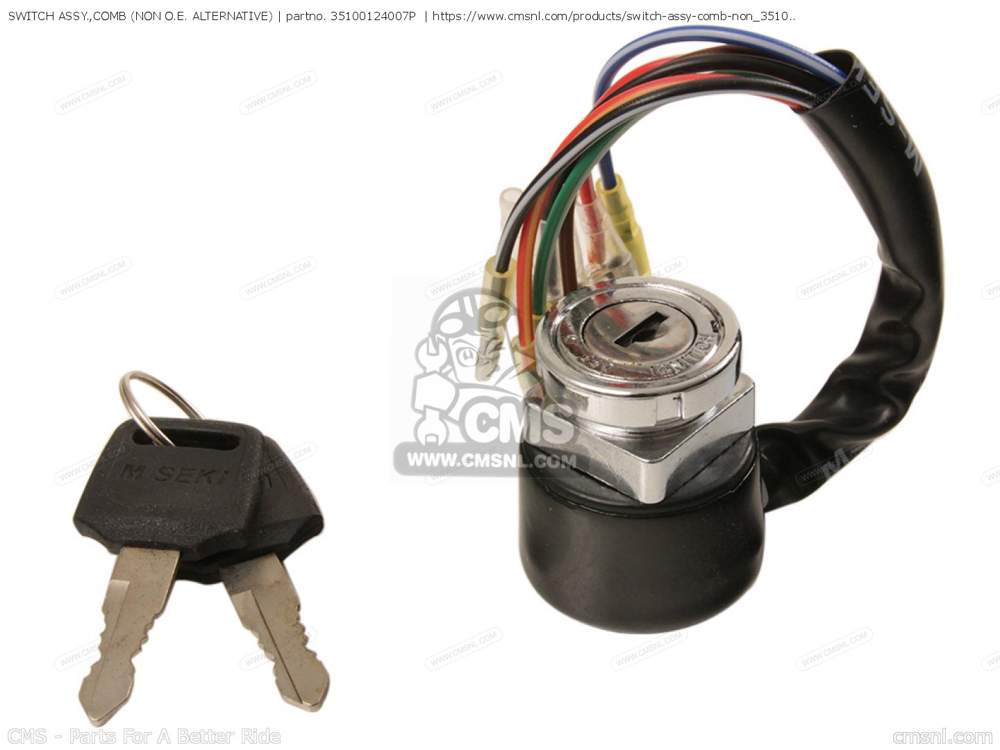 35100124007P: Switch Assy.,comb Honda - buy the 35100-124-007P at CMSNL