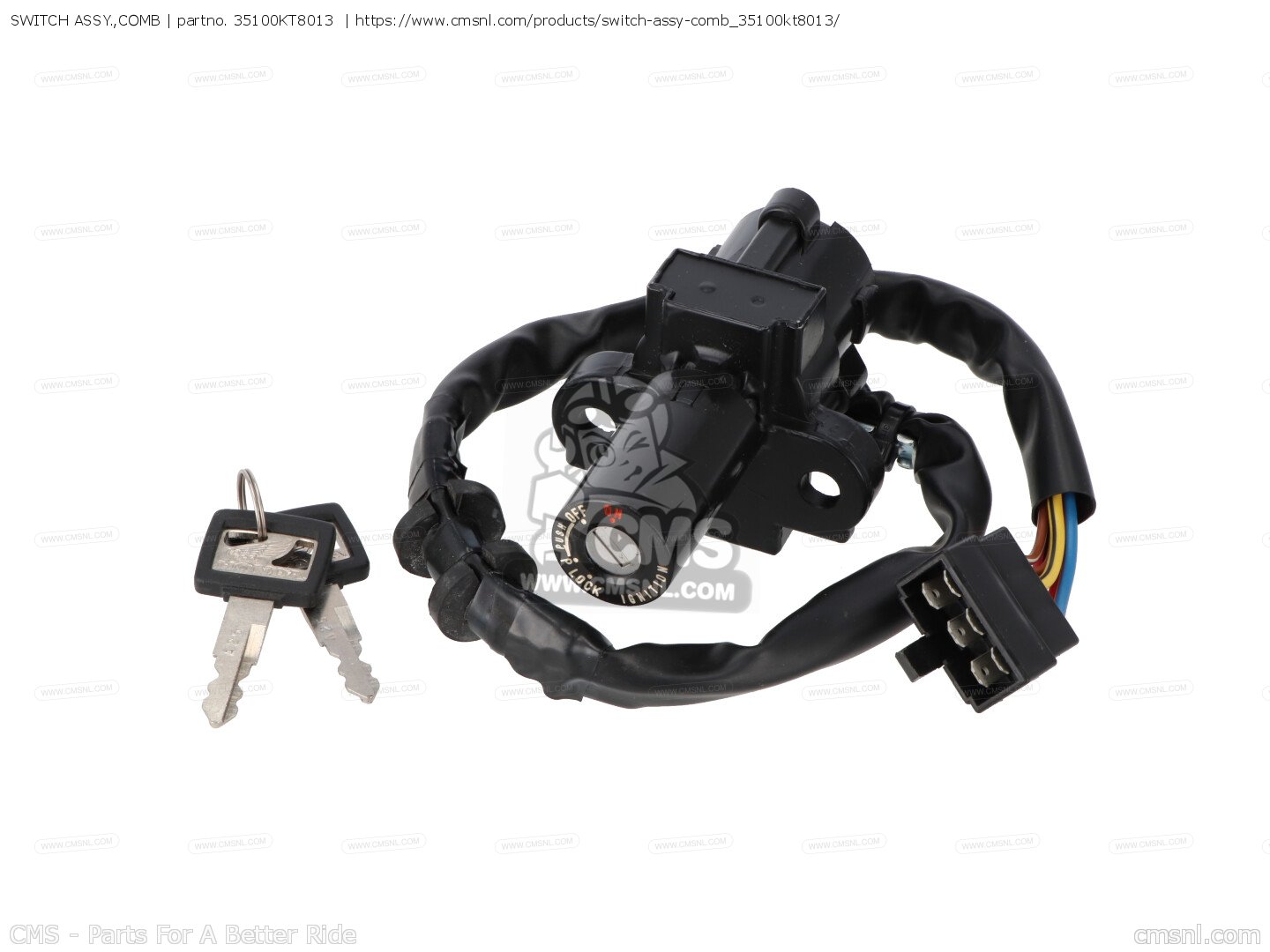 35100KT8013: Switch Assy.,comb Honda - buy the 35100-KT8-013 at CMSNL
