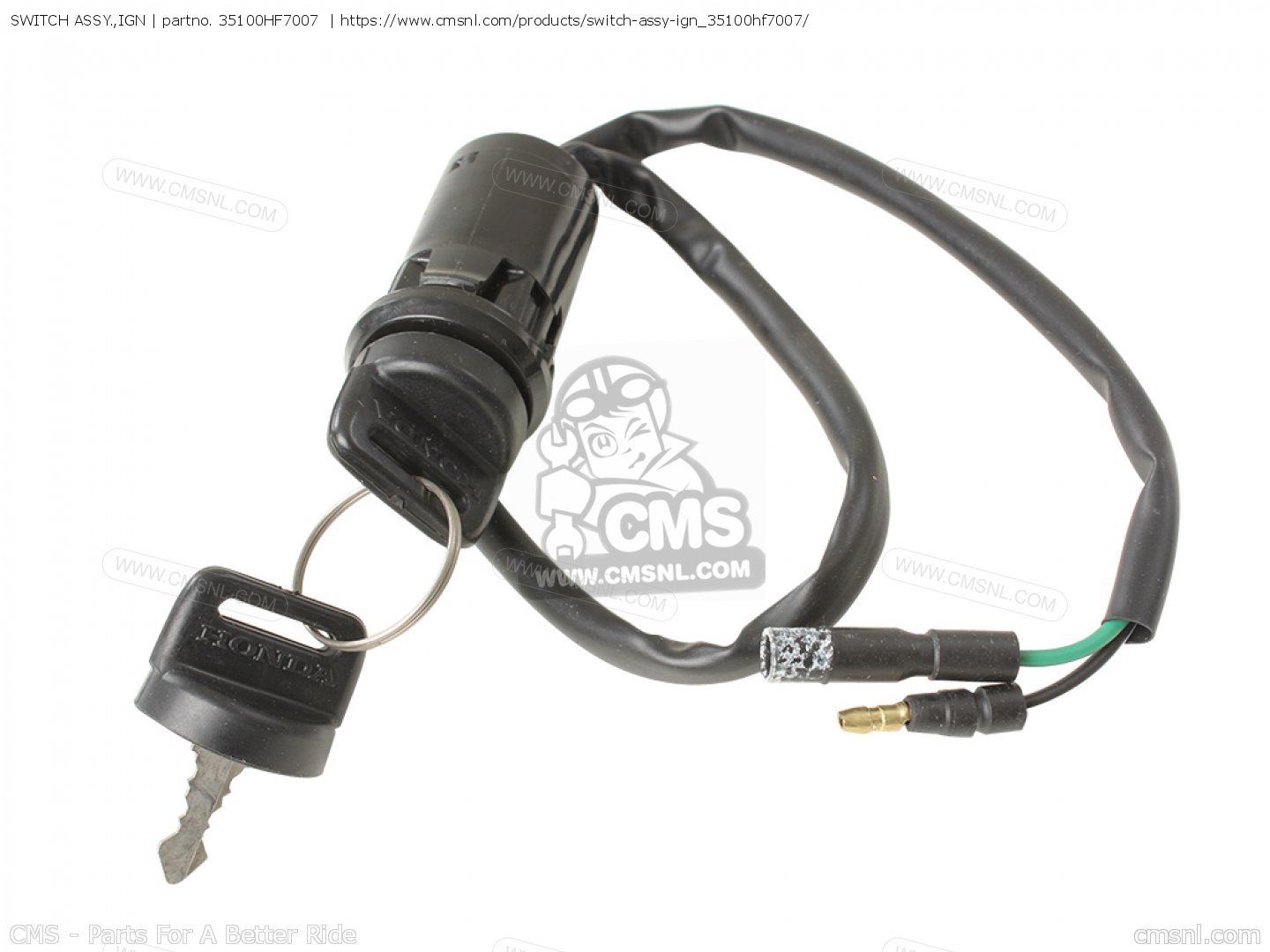 SWITCH ASSY.,IGN for TRX90 FOURTRAX 2000 (Y) USA ASV - order at CMSNL