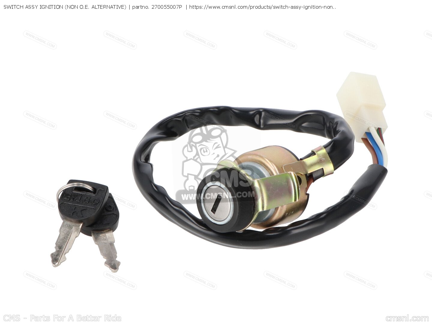 270055007P: SWITCH ASSY IGNITION (NON O.E. ALTERNATIVE) Kawasaki - buy ...