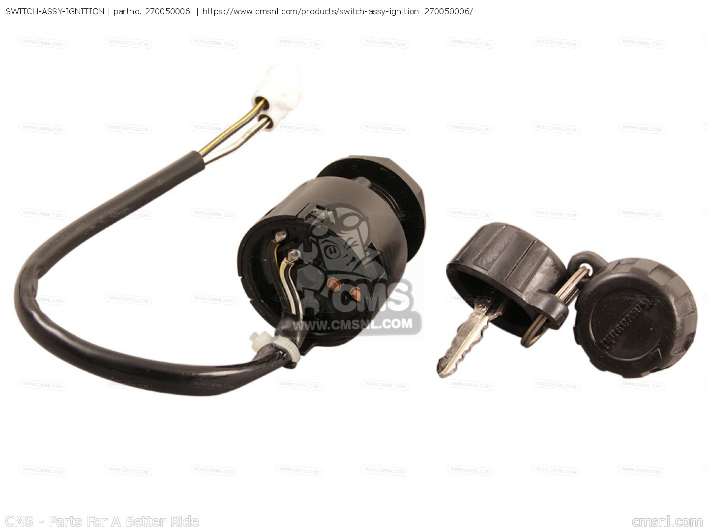 270050006: Switch-assy-ignition Kawasaki - buy the 27005-0006 at CMSNL