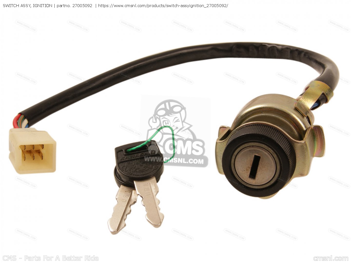 SWITCH ASSY, IGNITION for Kawasaki - order at CMSNL