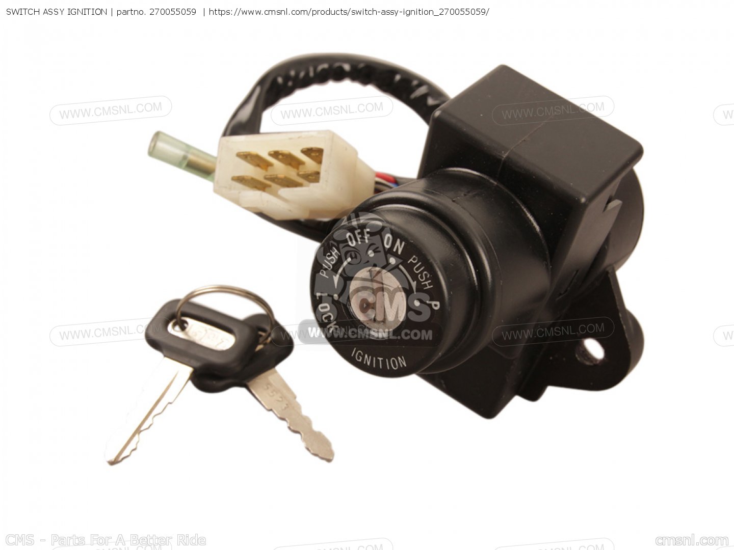 270055059: Switch Assy Ignition Kawasaki - buy the 27005-5059 at CMSNL