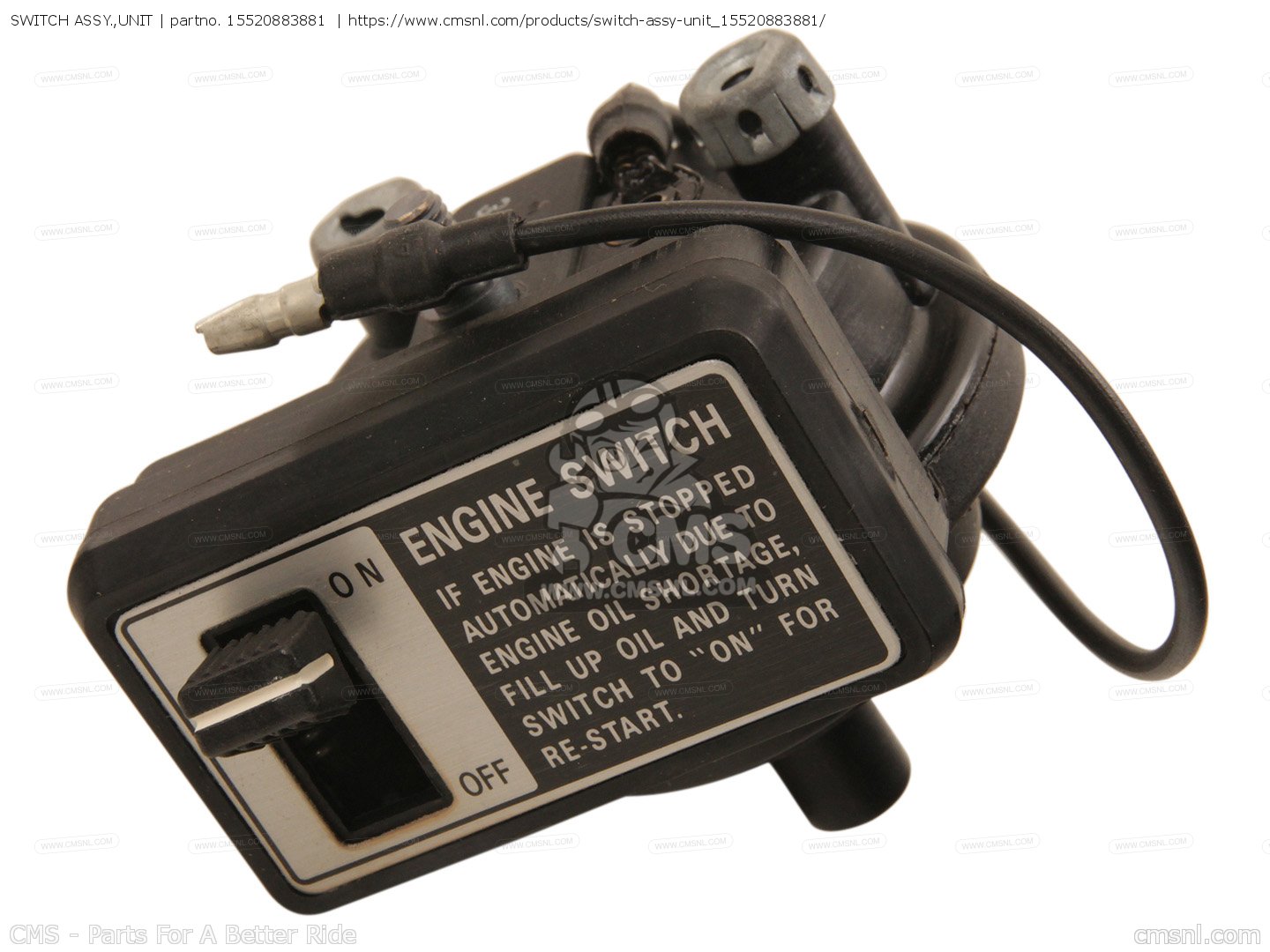 SWITCH ASSY.,UNIT for G200\PV\148830E5 - order at CMSNL