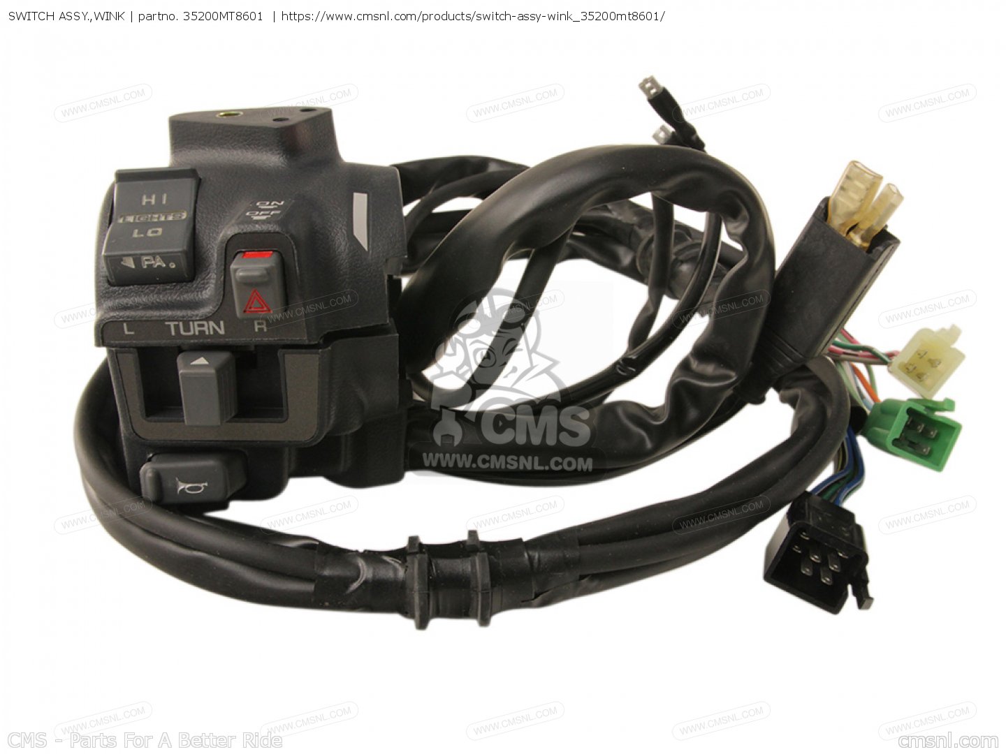 35200MT8601: Switch Assy.,wink Honda - buy the 35200-MT8-601 at CMSNL