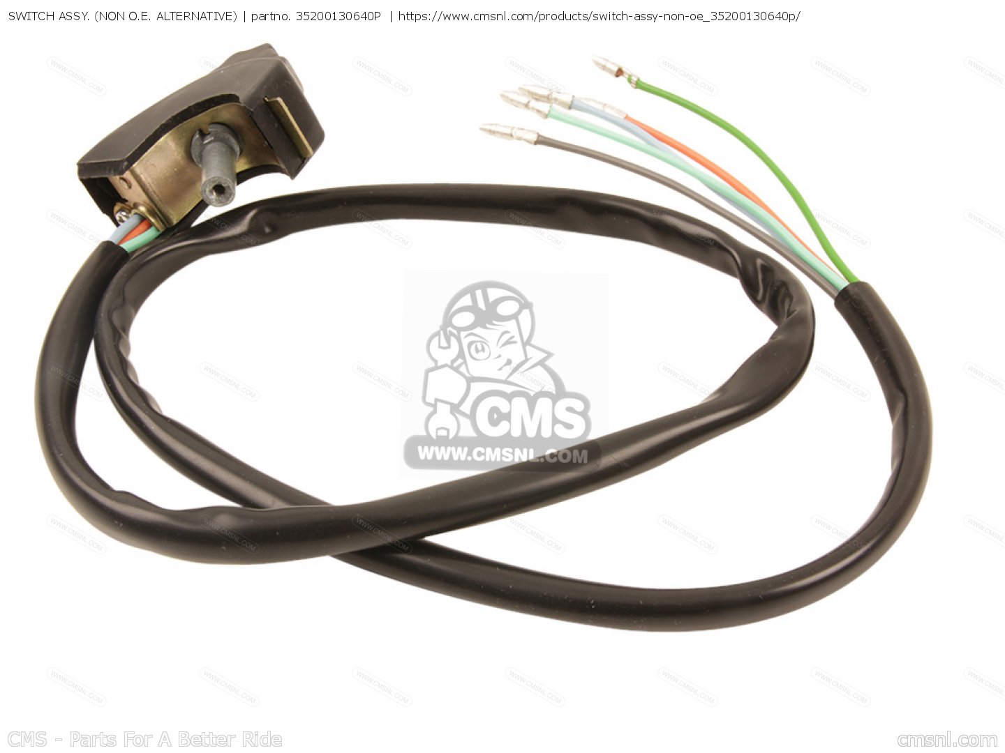 35200130640P: SWITCH ASSY. Honda - buy the 35200-130-640P at CMSNL