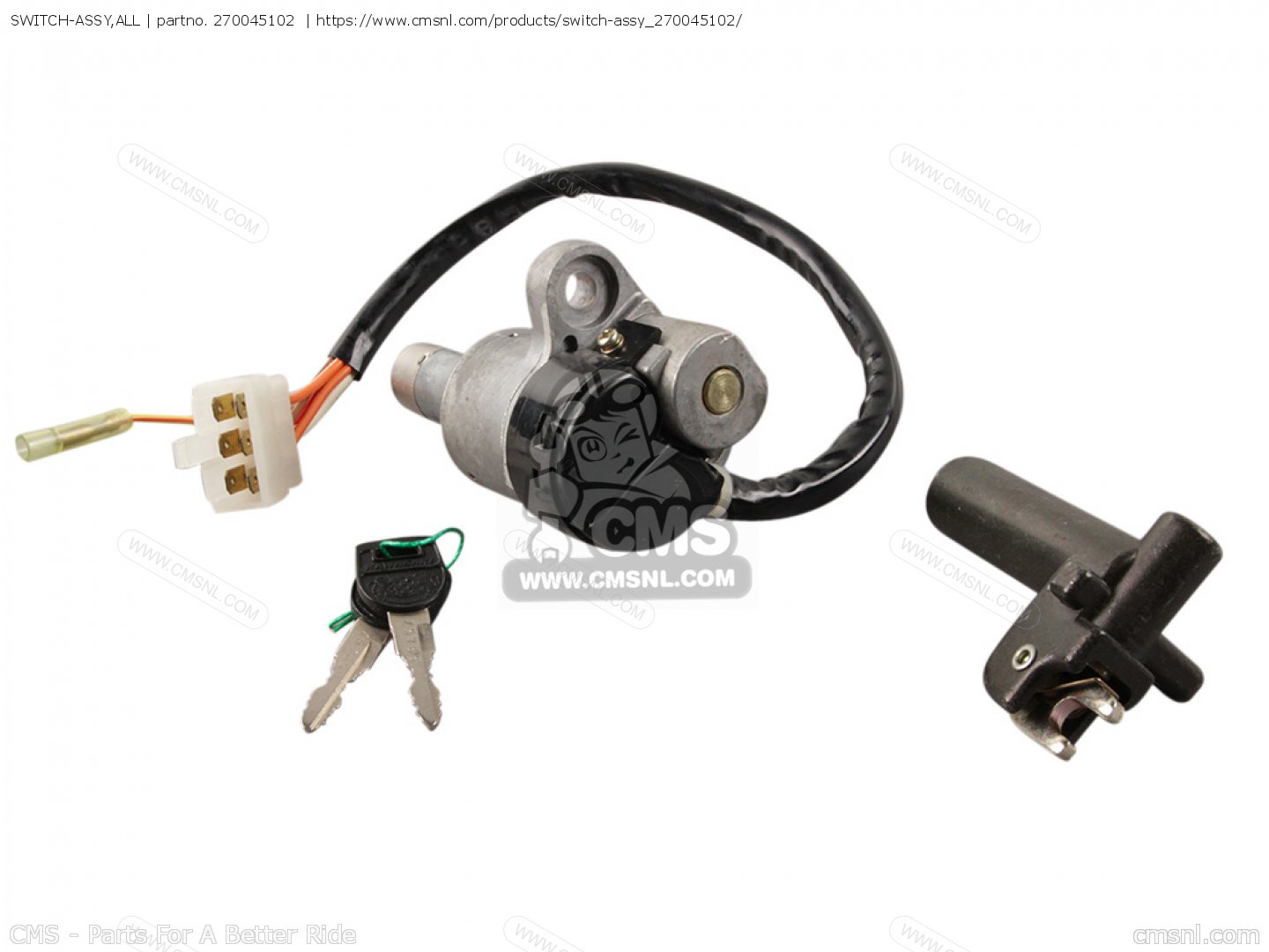 270045102: Switch-assy,all Kawasaki - buy the 27004-5102 at CMSNL