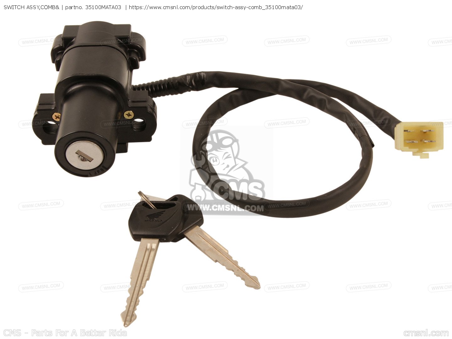 35100MATA03: SWITCH ASSY,COMB& Honda - buy the 35100-MAT-A03 at CMSNL
