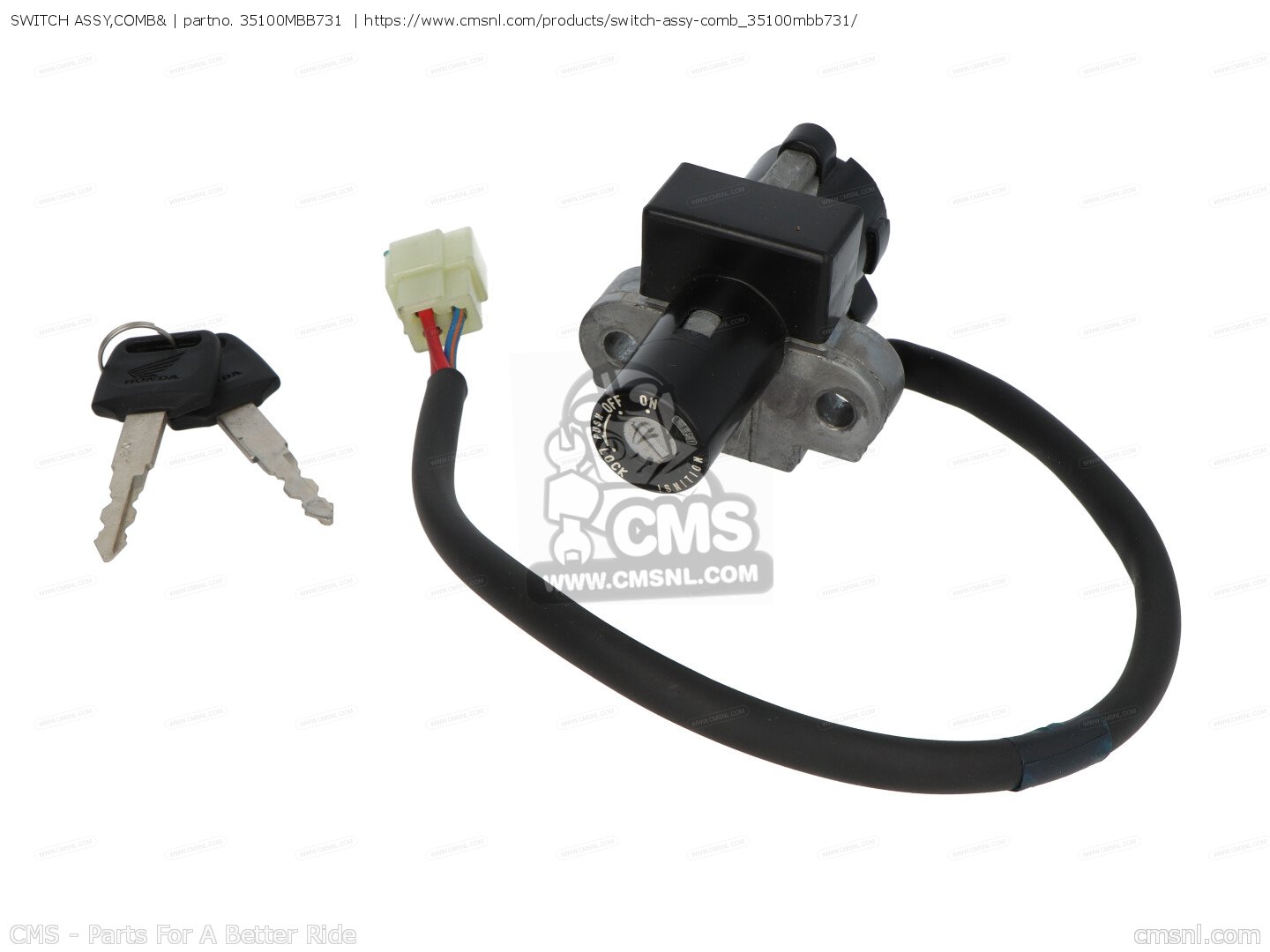 35100MBB731: SWITCH ASSY,COMB& Honda - buy the 35100-MBB-731 at CMSNL
