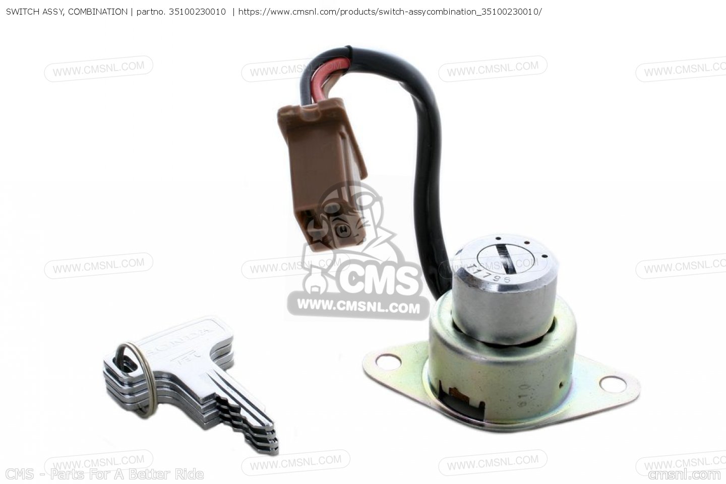 35100230010: Switch Assy, Combination Honda - buy the 35100-230-010 at ...