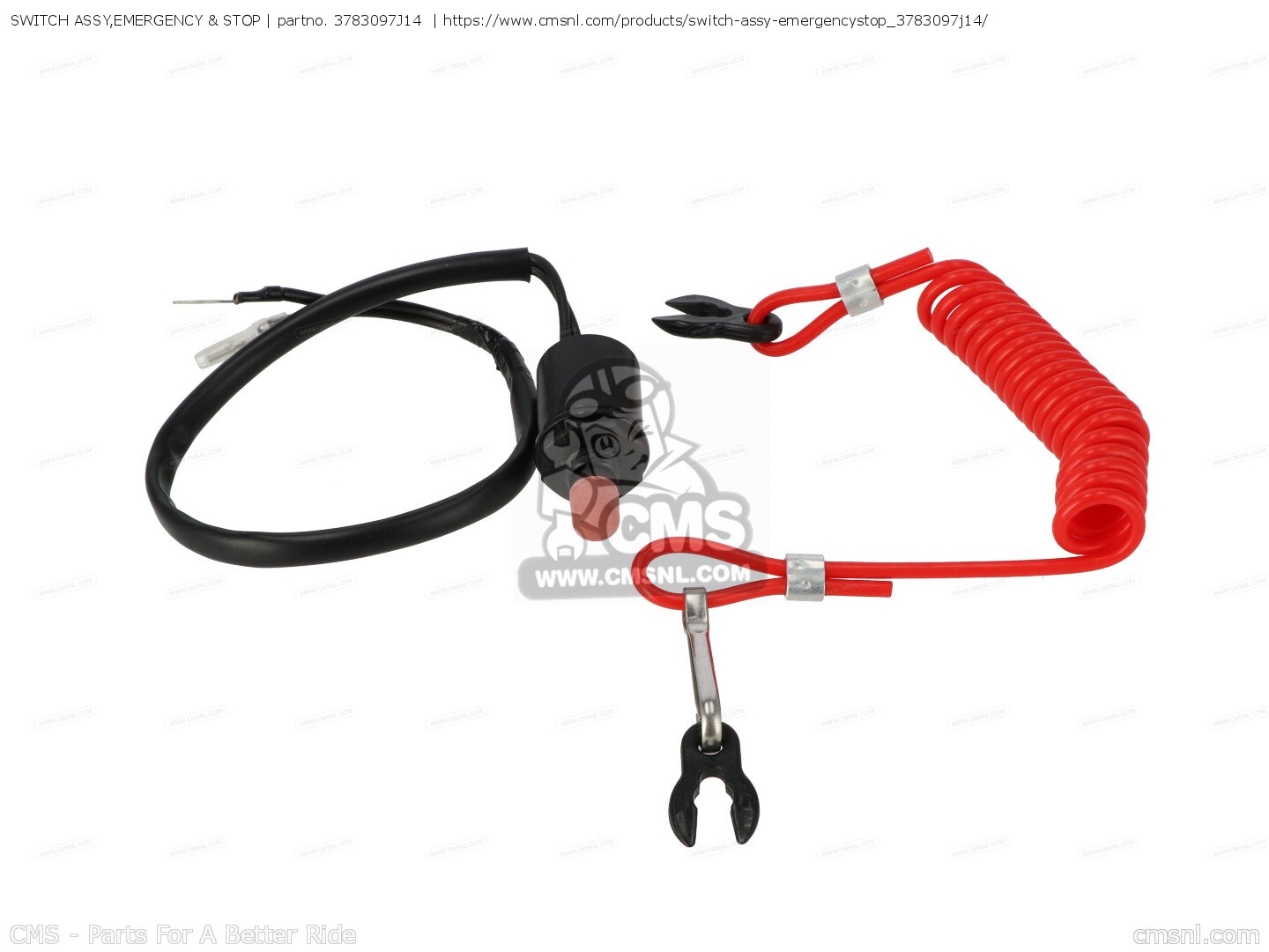 3783097J14: SWITCH ASSY,EMERGENCY & STOP Suzuki - buy the 37830-97J14 ...