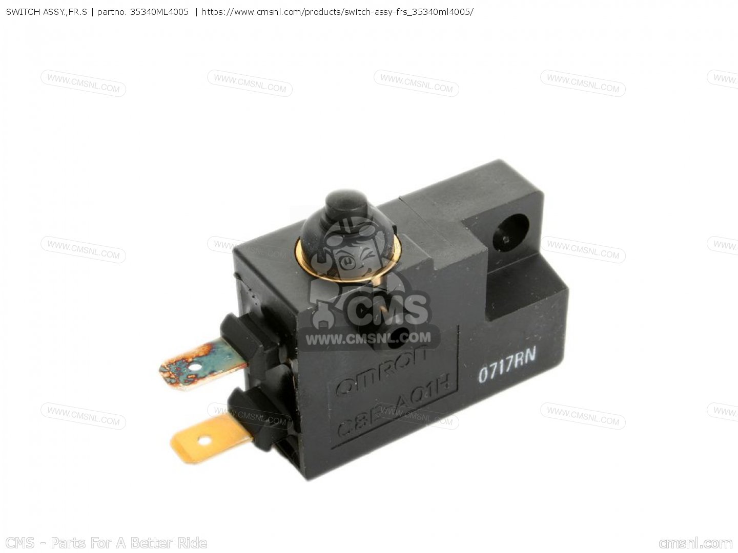 35340ML4005: SWITCH ASSY.,FR.S Honda - buy the 35340-ML4-005 at CMSNL
