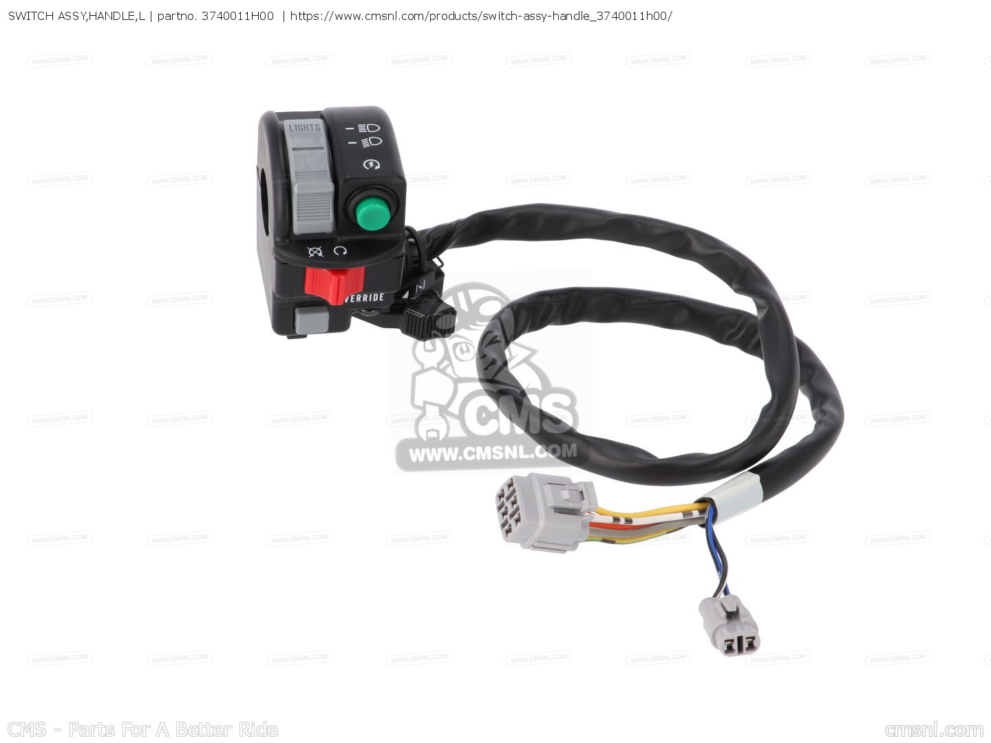 3740011H00: Switch Assy,handle,l Suzuki - buy the 37400-11H00 at CMSNL