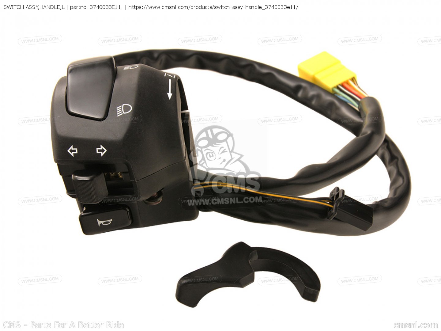 3740033E11: SWITCH ASSY,HANDLE,L Suzuki - buy the 37400-33E11 at CMSNL