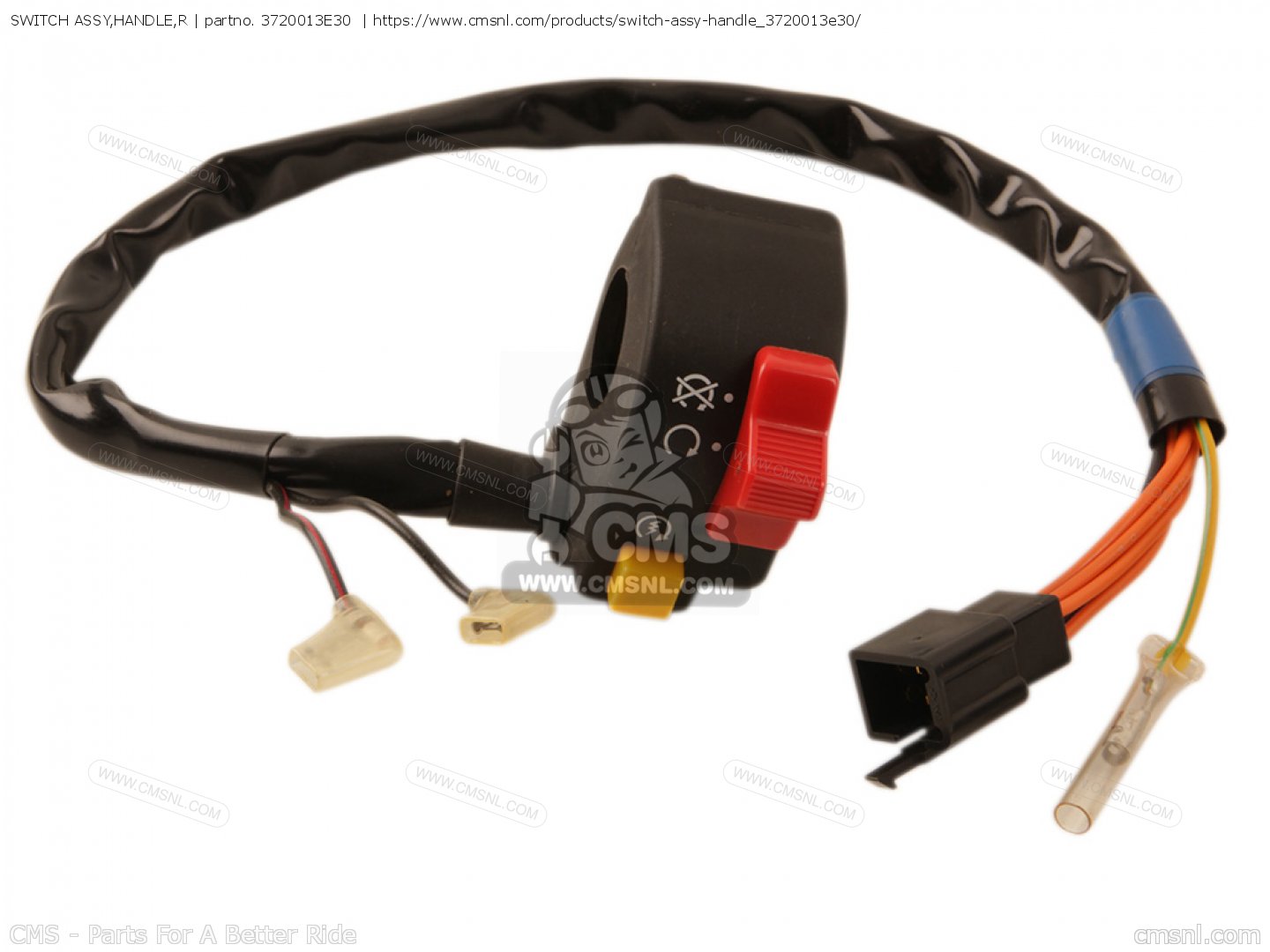 SWITCH ASSY,HANDLE,R for DR-Z400S 2003 (K3) USA (E03) DRZ400S DR Z400S ...