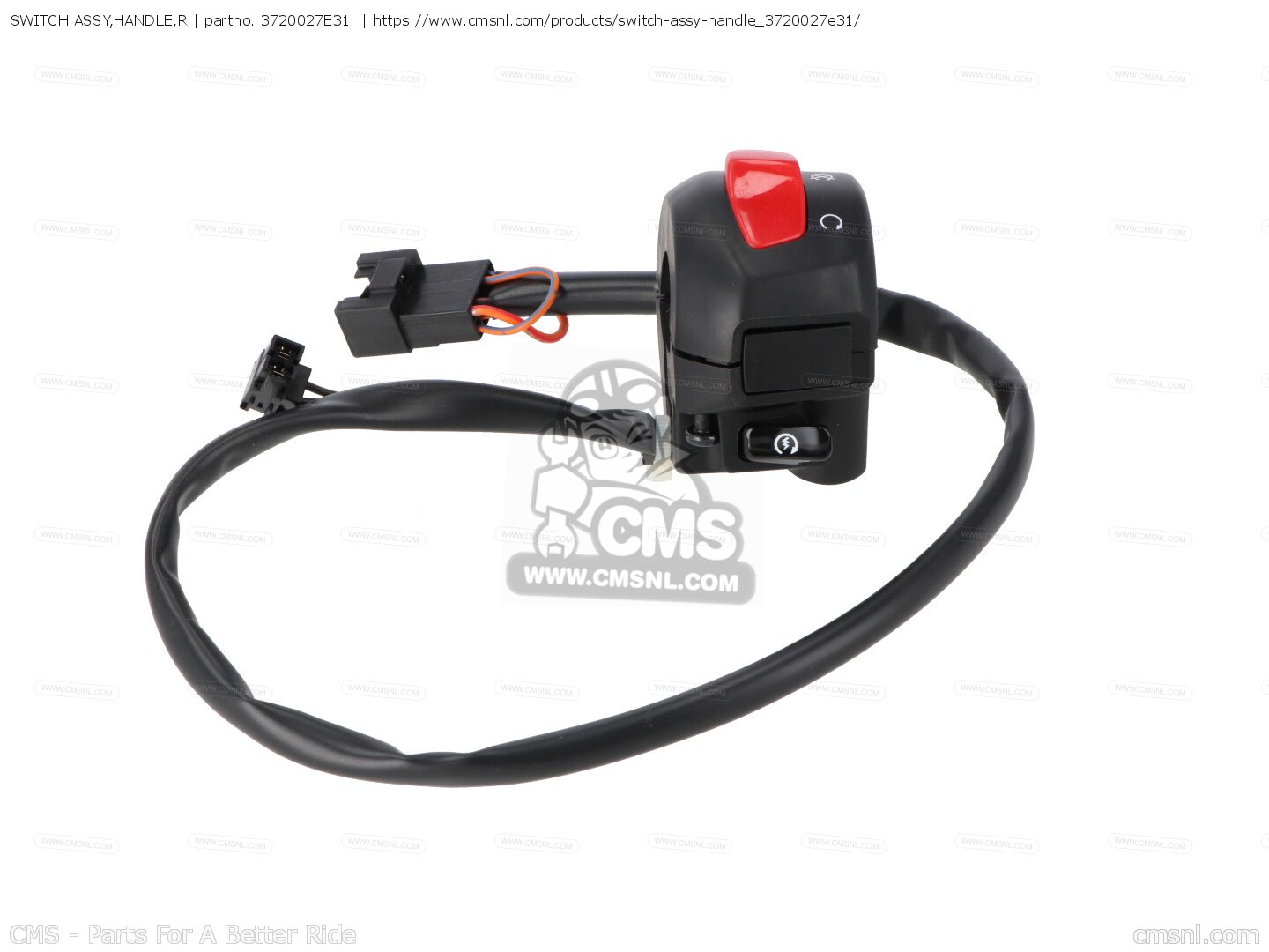 3720027E31: SWITCH ASSY,HANDLE,R Suzuki - buy the 37200-27E31 at CMSNL