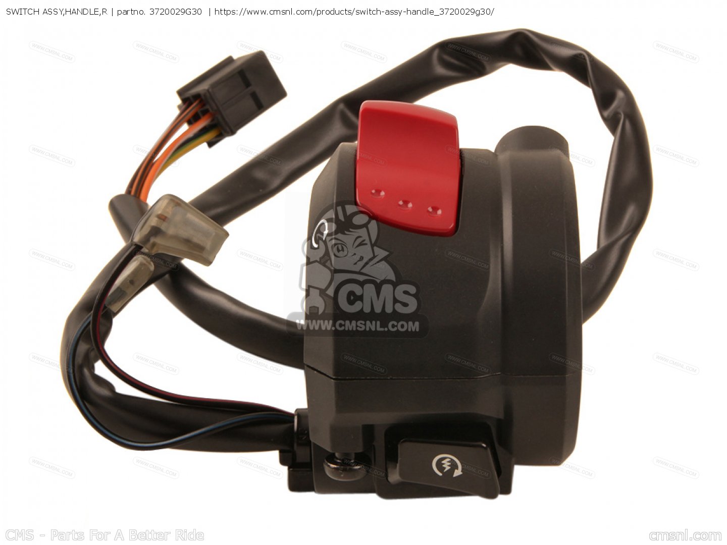 3720029G30: SWITCH ASSY,HANDLE,R Suzuki - buy the 37200-29G30 at CMSNL