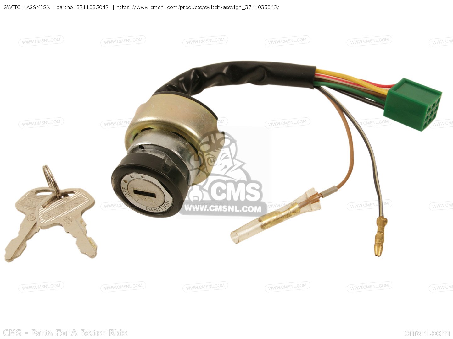 3711035042: Switch Assy.ign Suzuki - buy the 37110-35042 at CMSNL