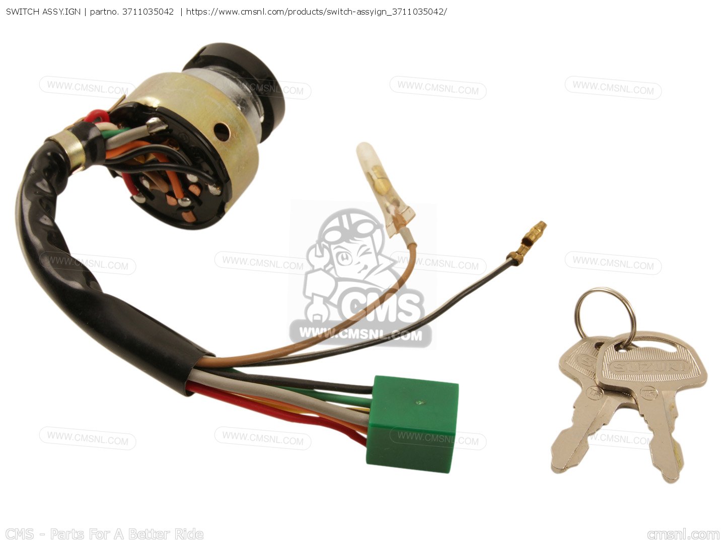 3711035042: Switch Assy.ign Suzuki - buy the 37110-35042 at CMSNL