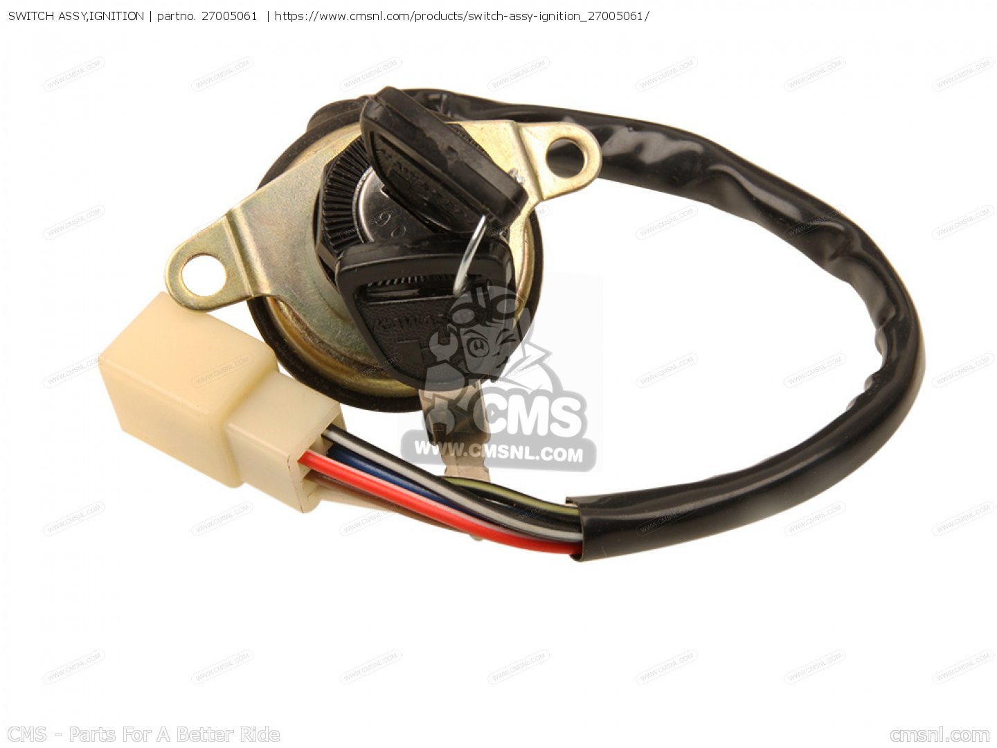 27005061: SWITCH ASSY,IGNITION Kawasaki - buy the 27005-061 at CMSNL