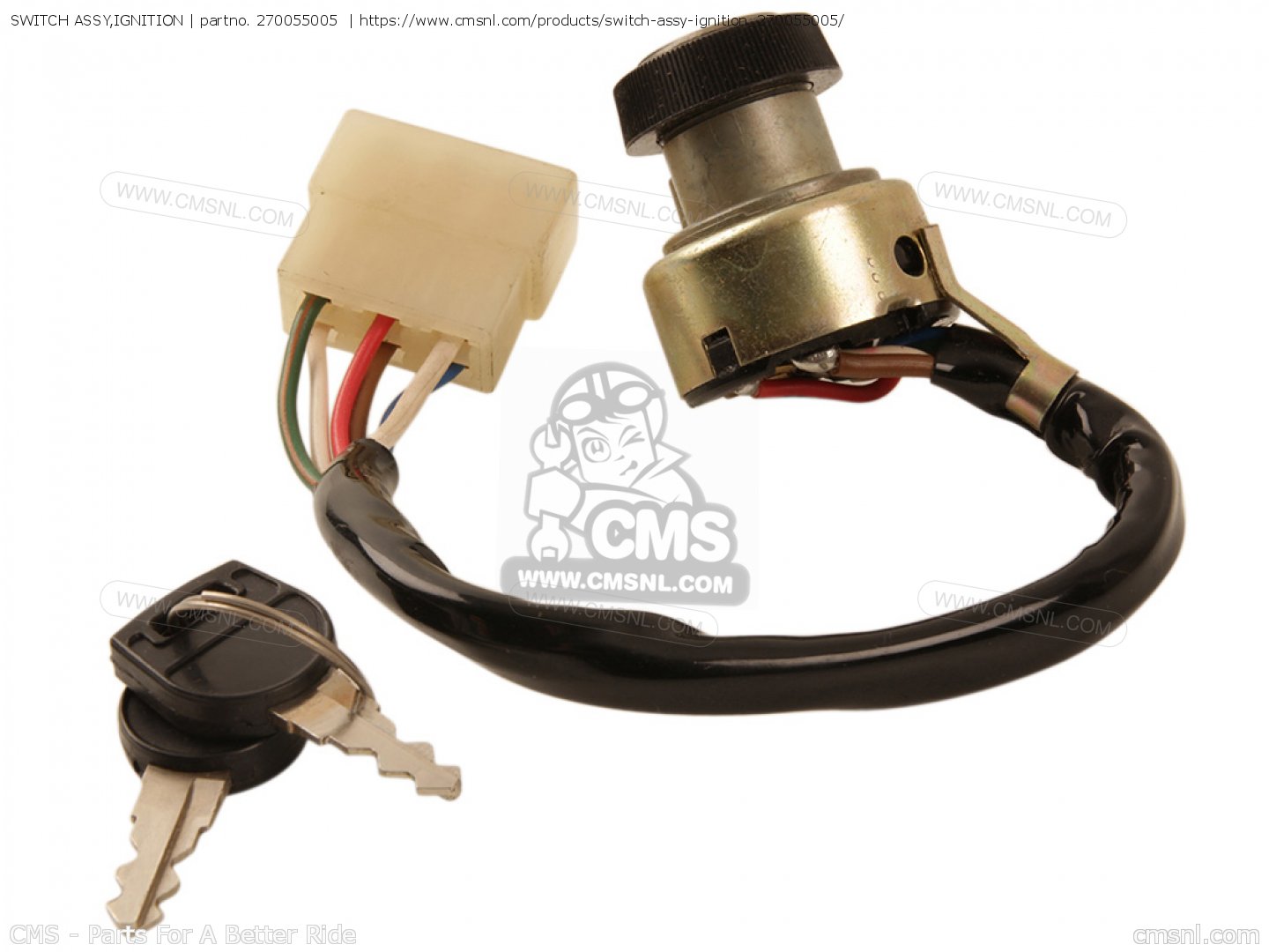 270055005: SWITCH ASSY,IGNITION Kawasaki - buy the 27005-5005 at CMSNL