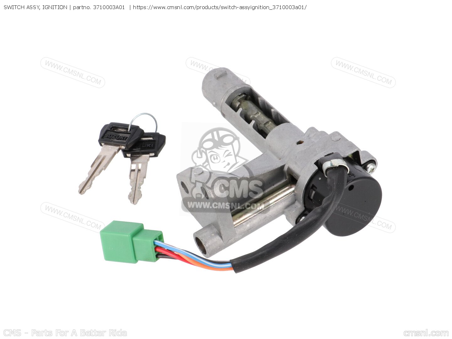 3710003A01: Switch Assy, Ignition Suzuki - buy the 37100-03A01 at CMSNL
