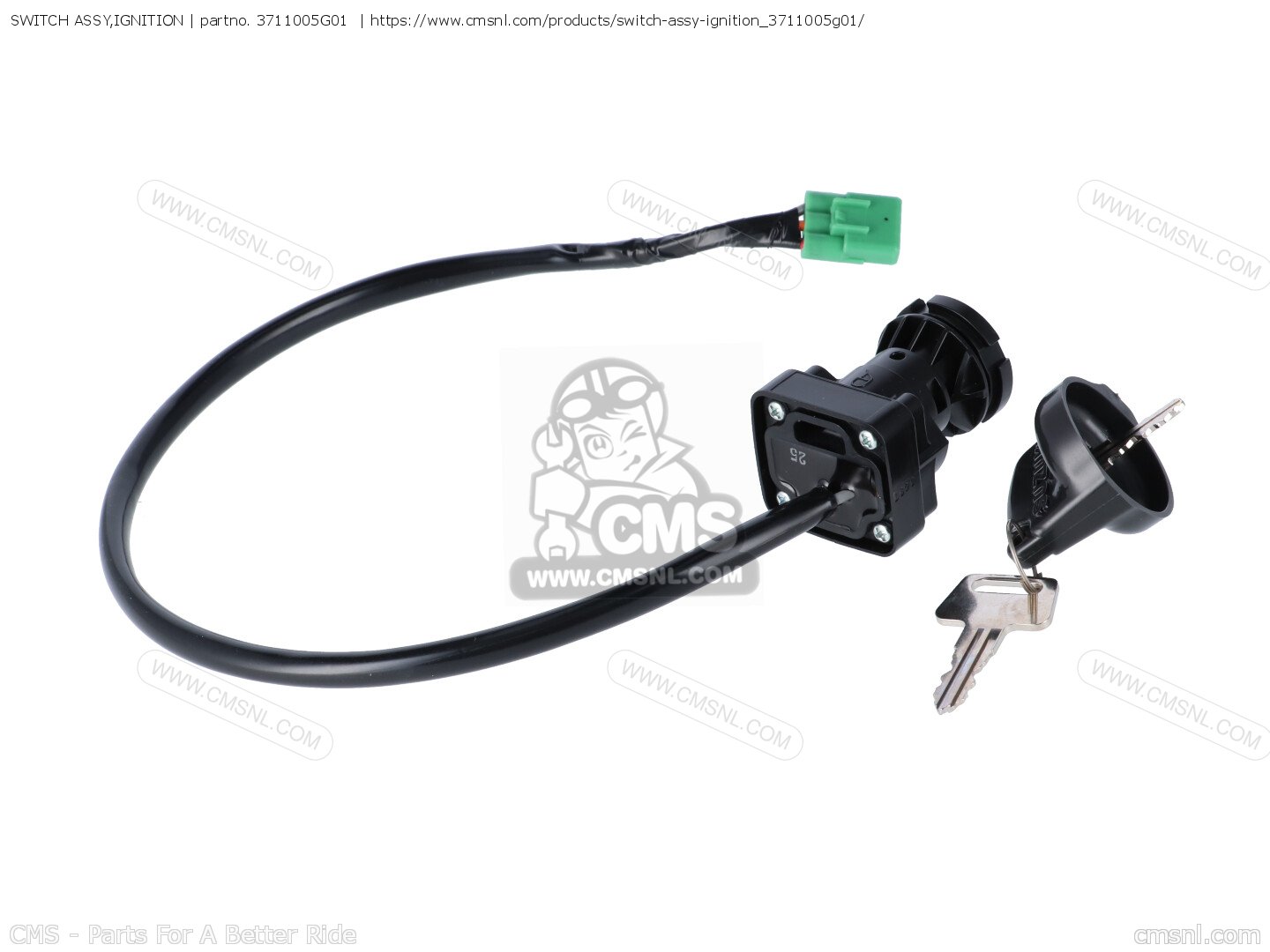 3711005G01: SWITCH ASSY,IGNITION Suzuki - buy the 37110-05G01 at CMSNL