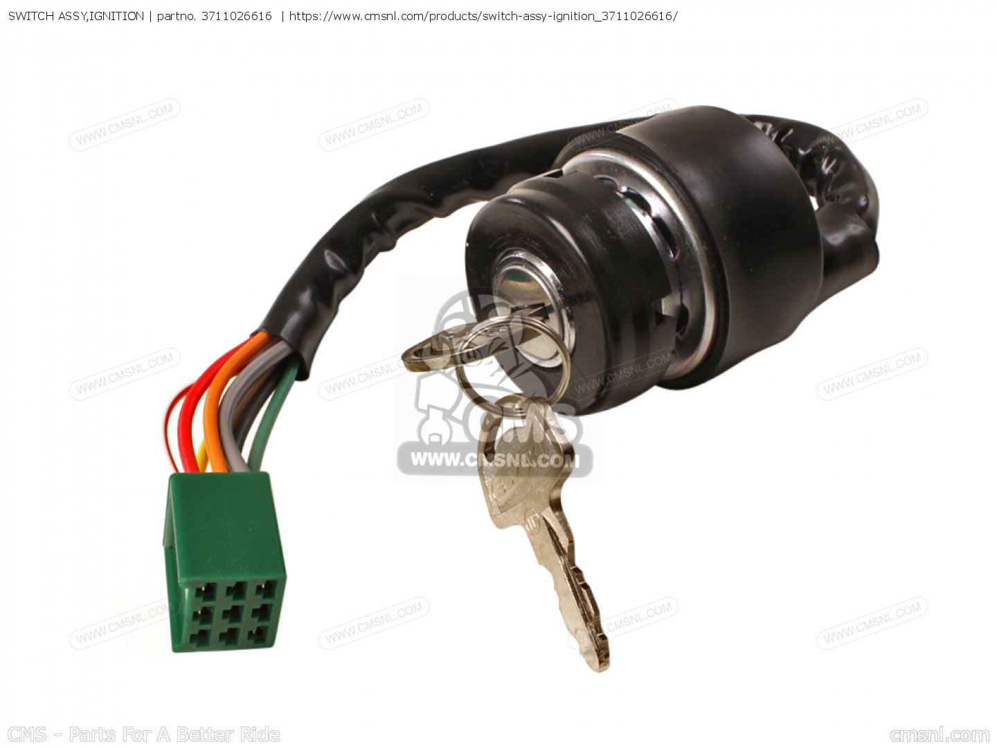 3711026616: SWITCH ASSY,IGNITION Suzuki - buy the 37110-26616 at CMSNL