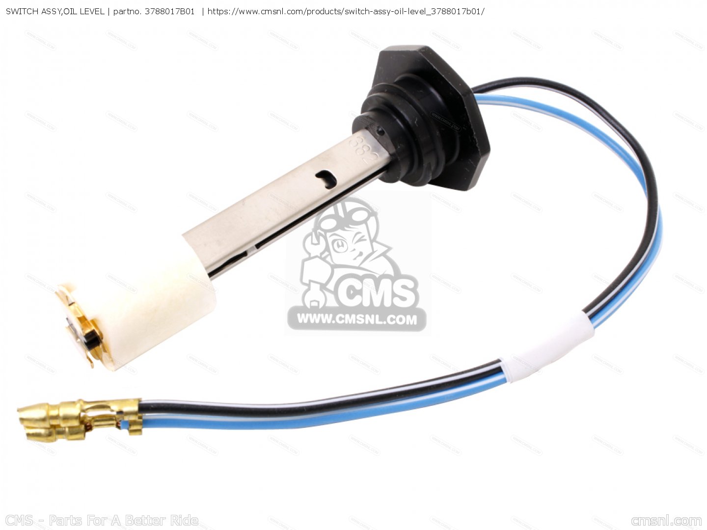 3788017B01: SWITCH ASSY,OIL LEVEL Suzuki - buy the 37880-17B01 at CMSNL