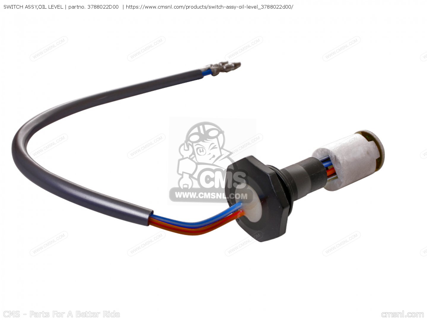3788022D00: SWITCH ASSY,OIL LEVEL Suzuki - buy the 37880-22D00 at CMSNL