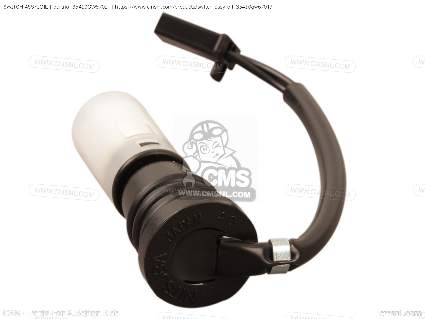 35410GW6701: SWITCH ASSY.,OIL Honda - buy the 35410-GW6-701 at CMSNL