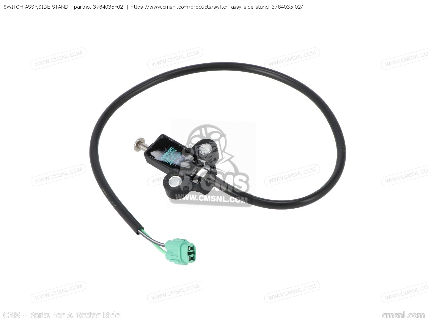 3784035F02: SWITCH ASSY,SIDE STAND Suzuki - buy the 37840-35F02 at CMSNL