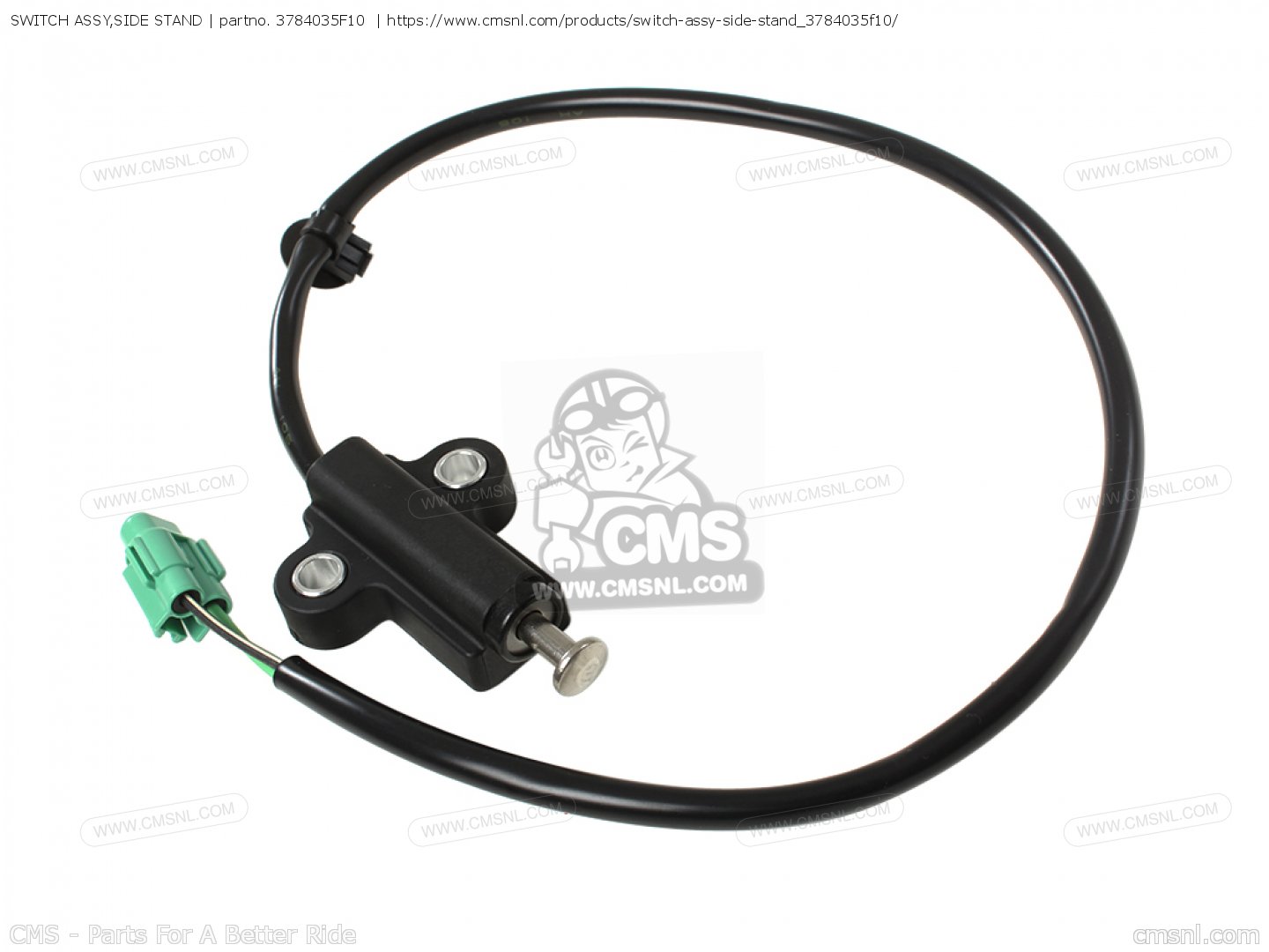 3784035F10: SWITCH ASSY,SIDE STAND Suzuki - buy the 37840-35F10 at CMSNL