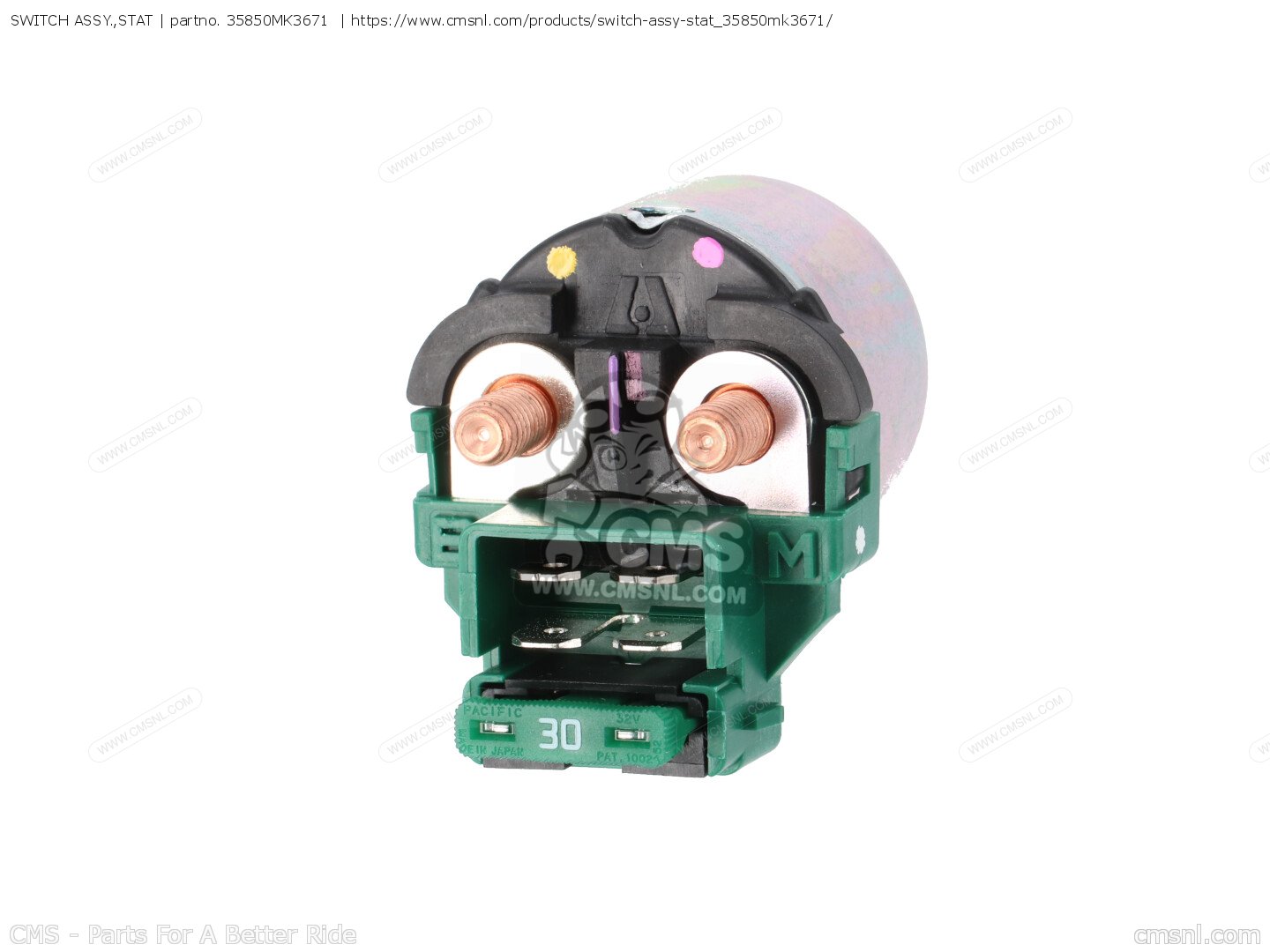 SWITCH ASSY.,STAT for Honda - order at CMSNL