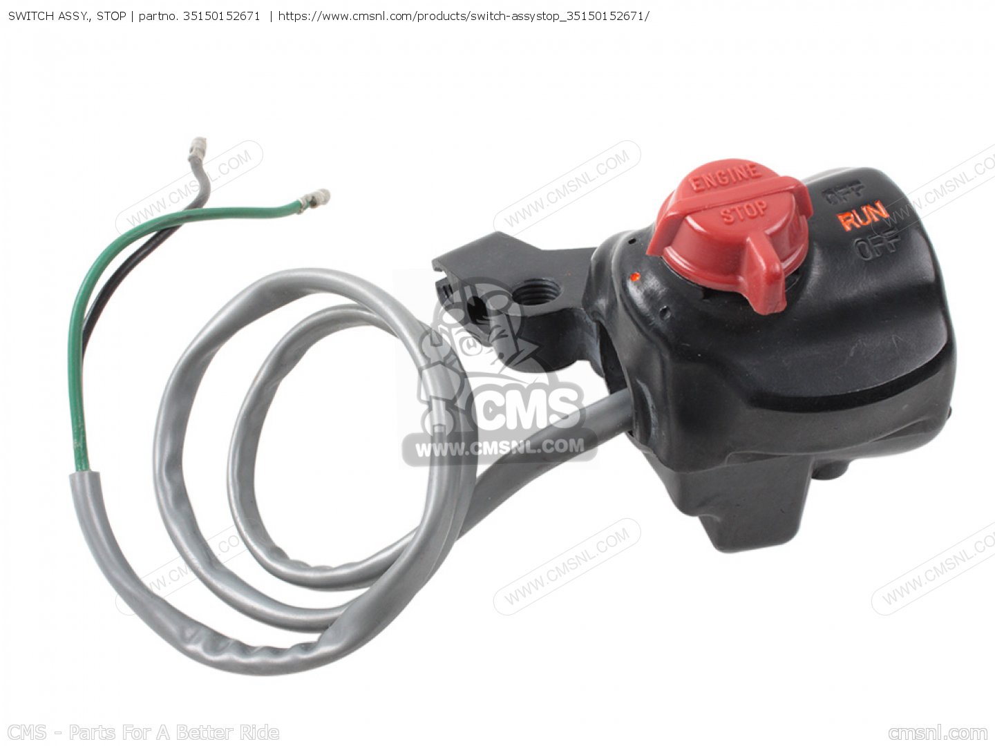 35150152671: Switch Assy., Stop Honda - buy the 35150-152-671 at CMSNL